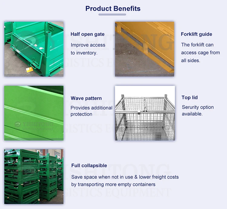 Portable Forklift Movable Material Handling Storage Box