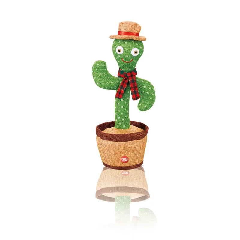 Dancing Cactus Plush Talking And Dancing Cactus Toy Flowerpot Twisting ...