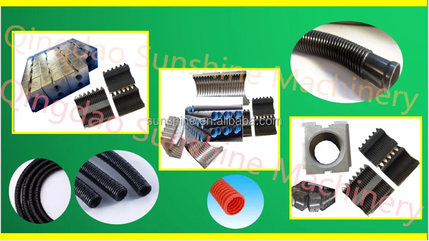 Plastic Pipe Corrugator Mold Block for Water Cooling Corrugated Pipe ...
