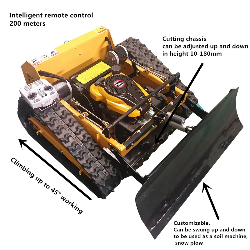 Remote Control Lawn Mower - Efficient All Terrain Mowing