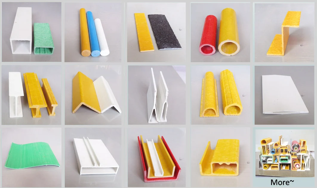 Rusty Proof GRP Fiberglass Walkway Handrail Industry FRP