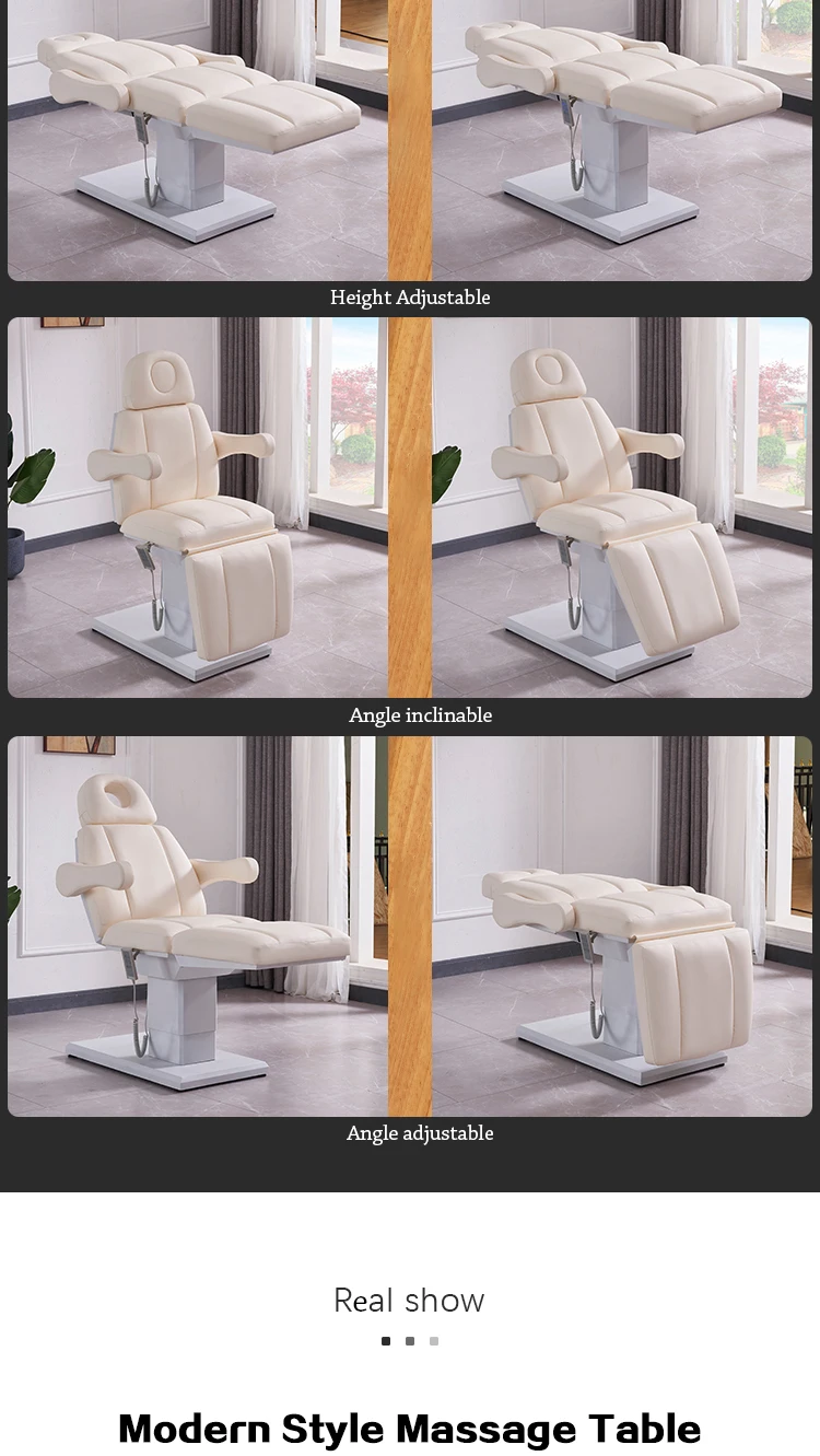 Luxury Gold Esthetician Massage Table - Beauty Salon Furniture