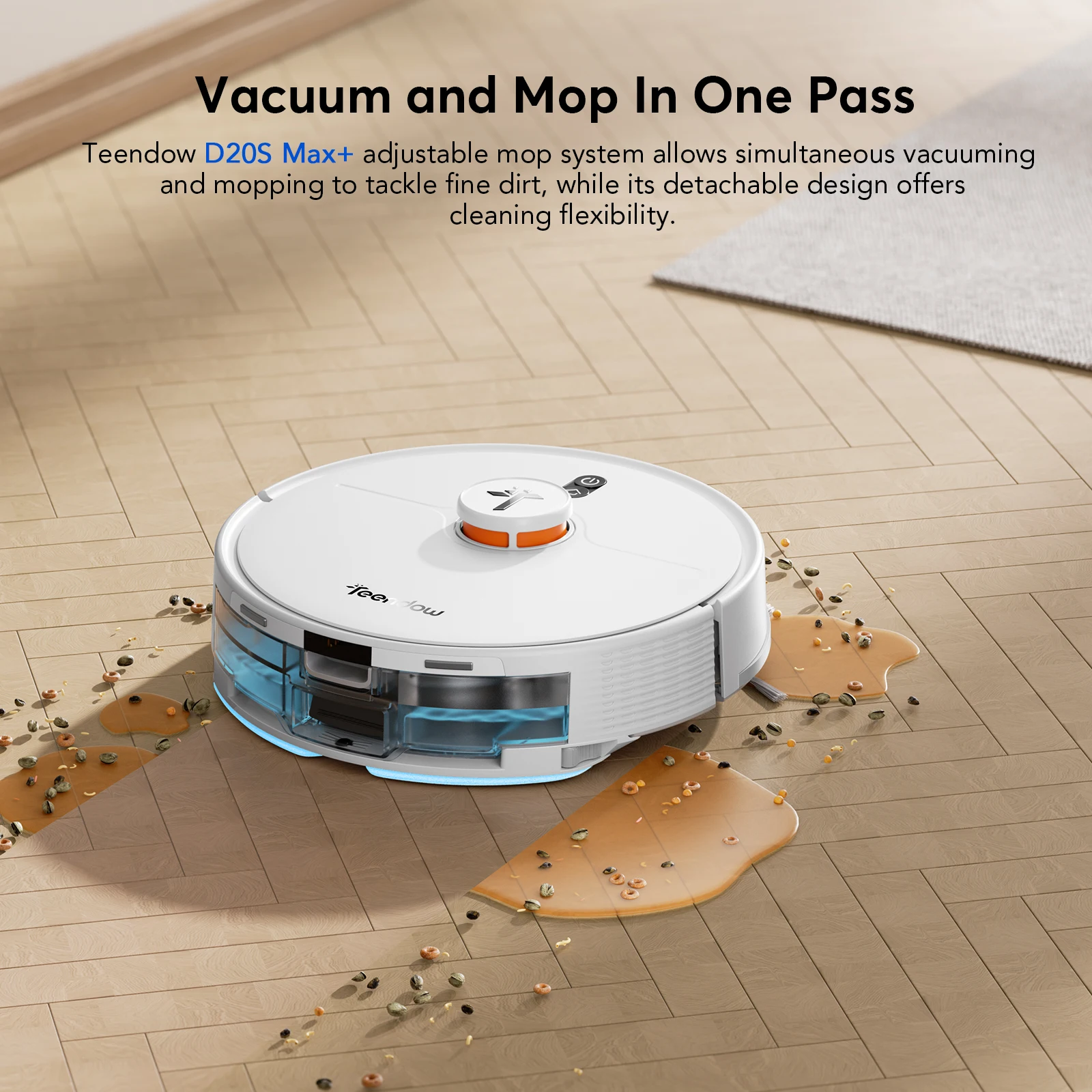 Alibaba.com: Teendow Self-Cleaning Smart Mop Robot Vacuum, Wet/Dry ...
