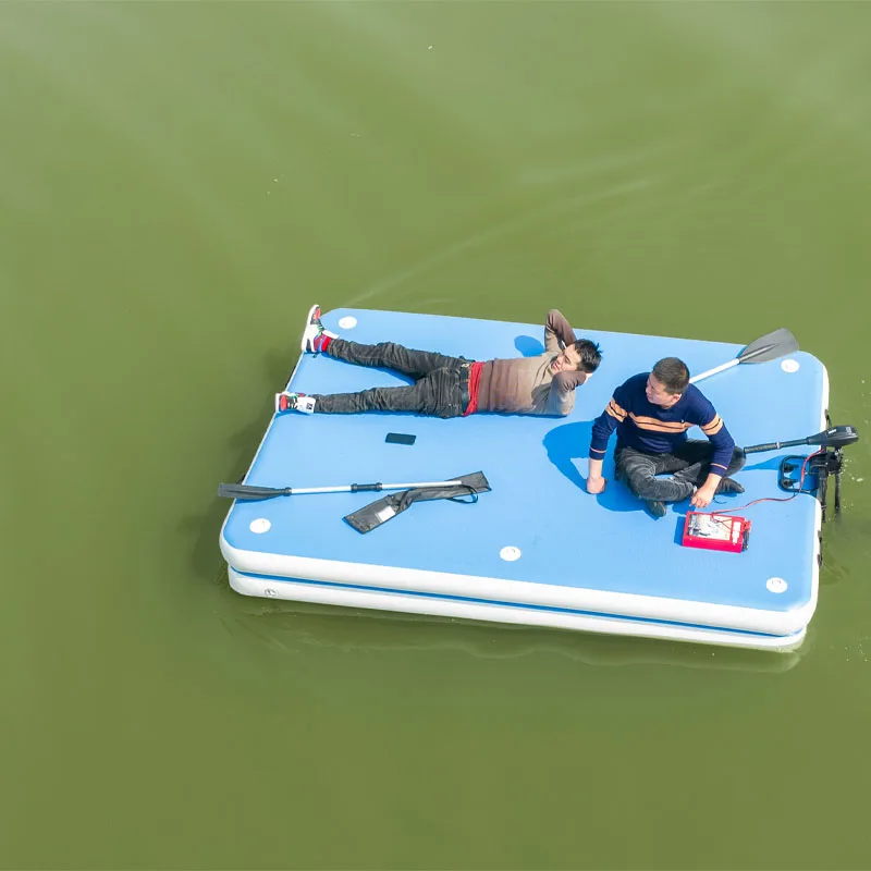 Inflatable Floating Platform Portable Floating Platform For Water Play ...