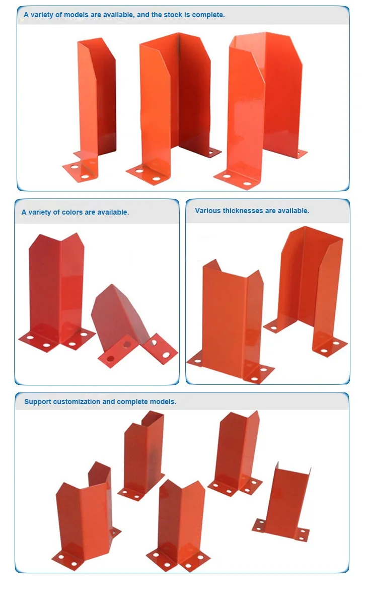 Industrial Warehouse Rack And Shelf Column Protectors For Pallet Rack ...