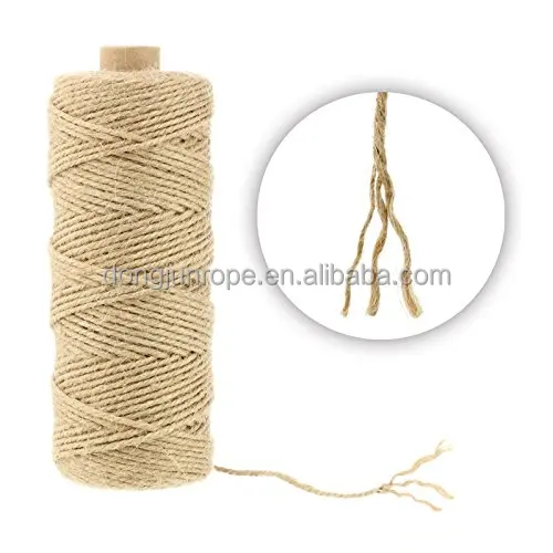 Jute Hessian String Cord Rope 1/8'' 3mm Twisted Natural Burlap String ...