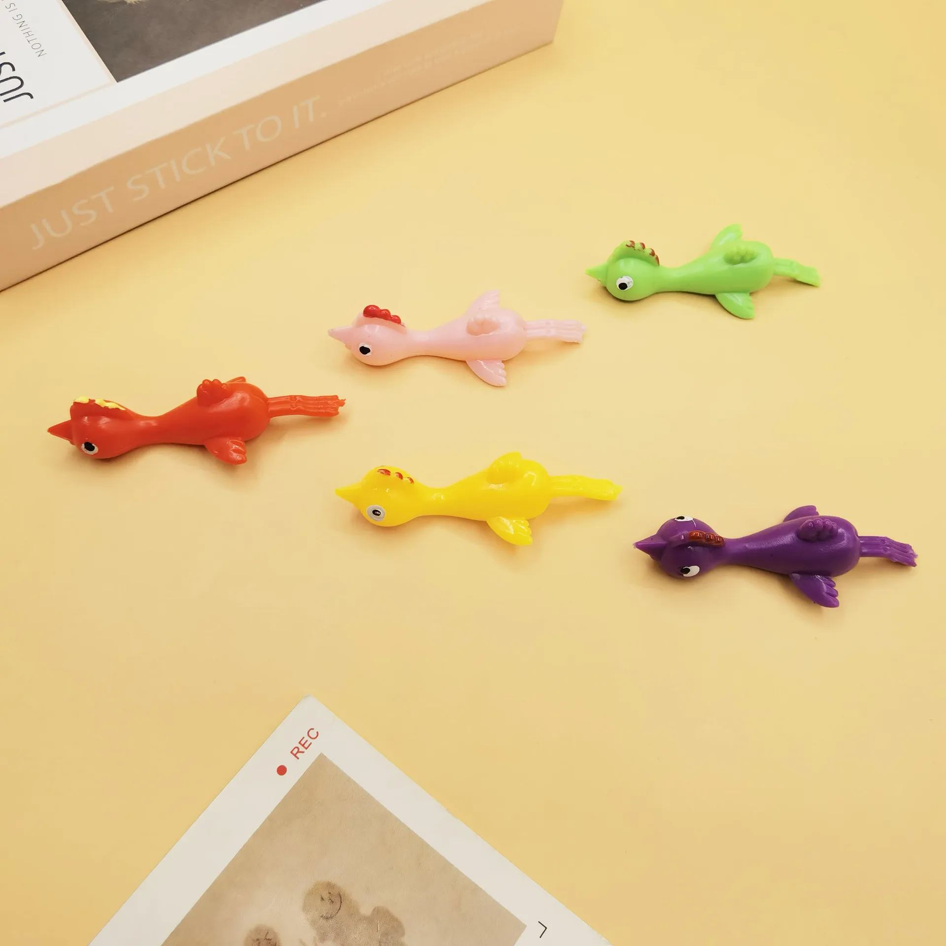 Mini Dinosaur -shaped Kawaii Decompression Squeeze Toy Animal Colorful ...