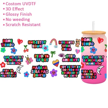 Custom Wholesale 3d Uv Dtf Transfers Vinyl Sticker Uvdtf Cup Wraps 16oz ...