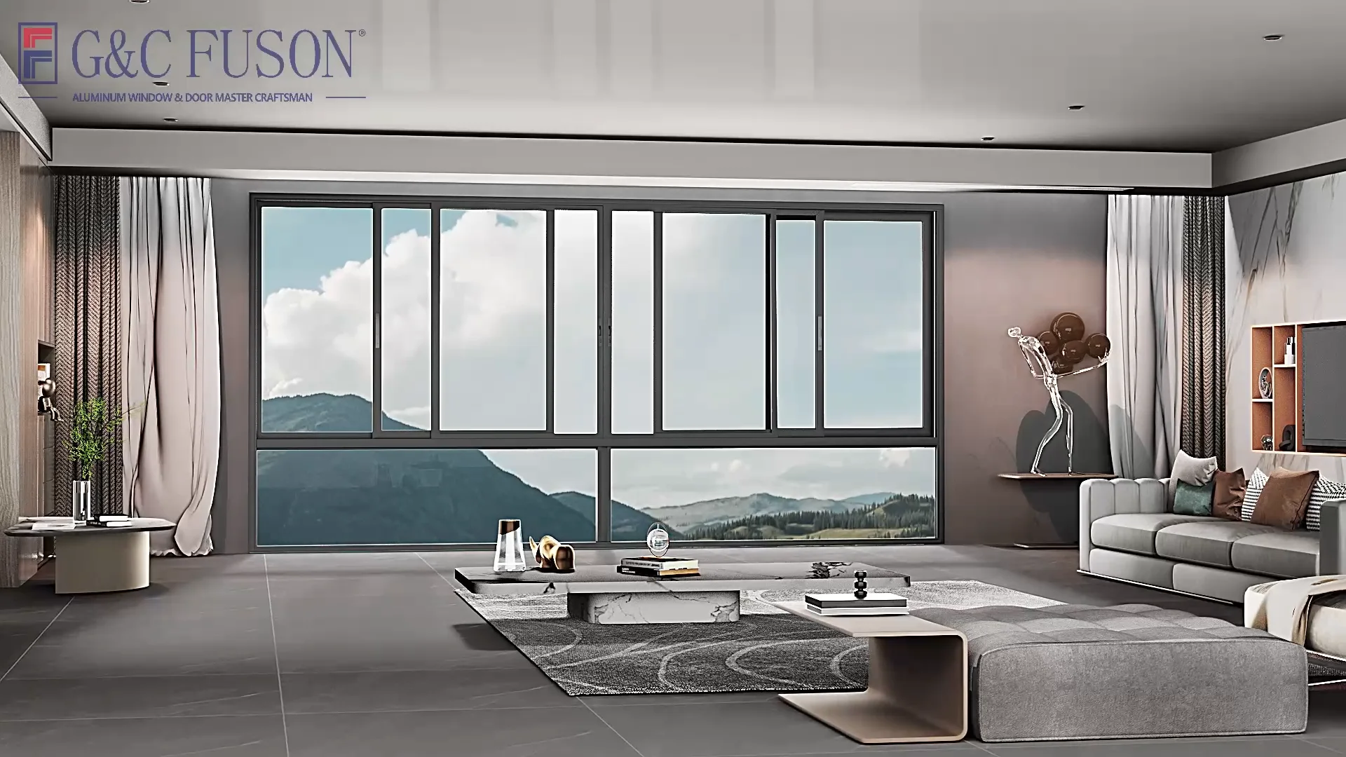 Fuson High Quality Aluminum Sliding Window With A Fixed Best And ...