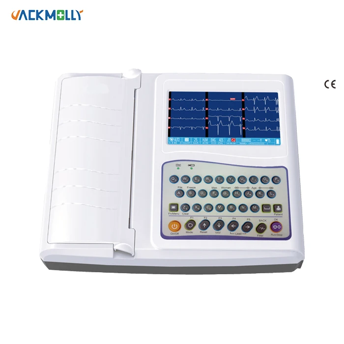 Jm-8121 Digital Portable 12 Channel 12 Lead Ecg Machine With Inner ...