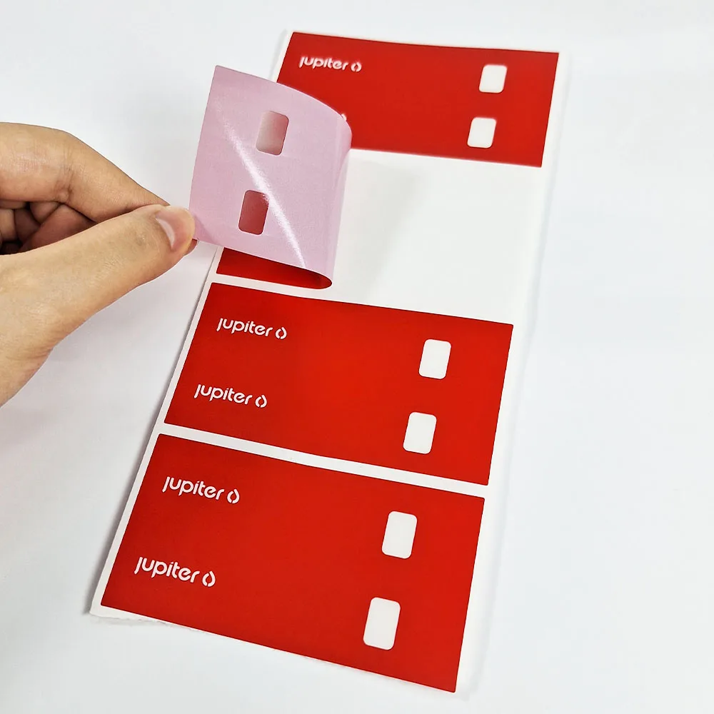 Custom Printing Color Matte Skeletonized Packaging Label Synthetic ...