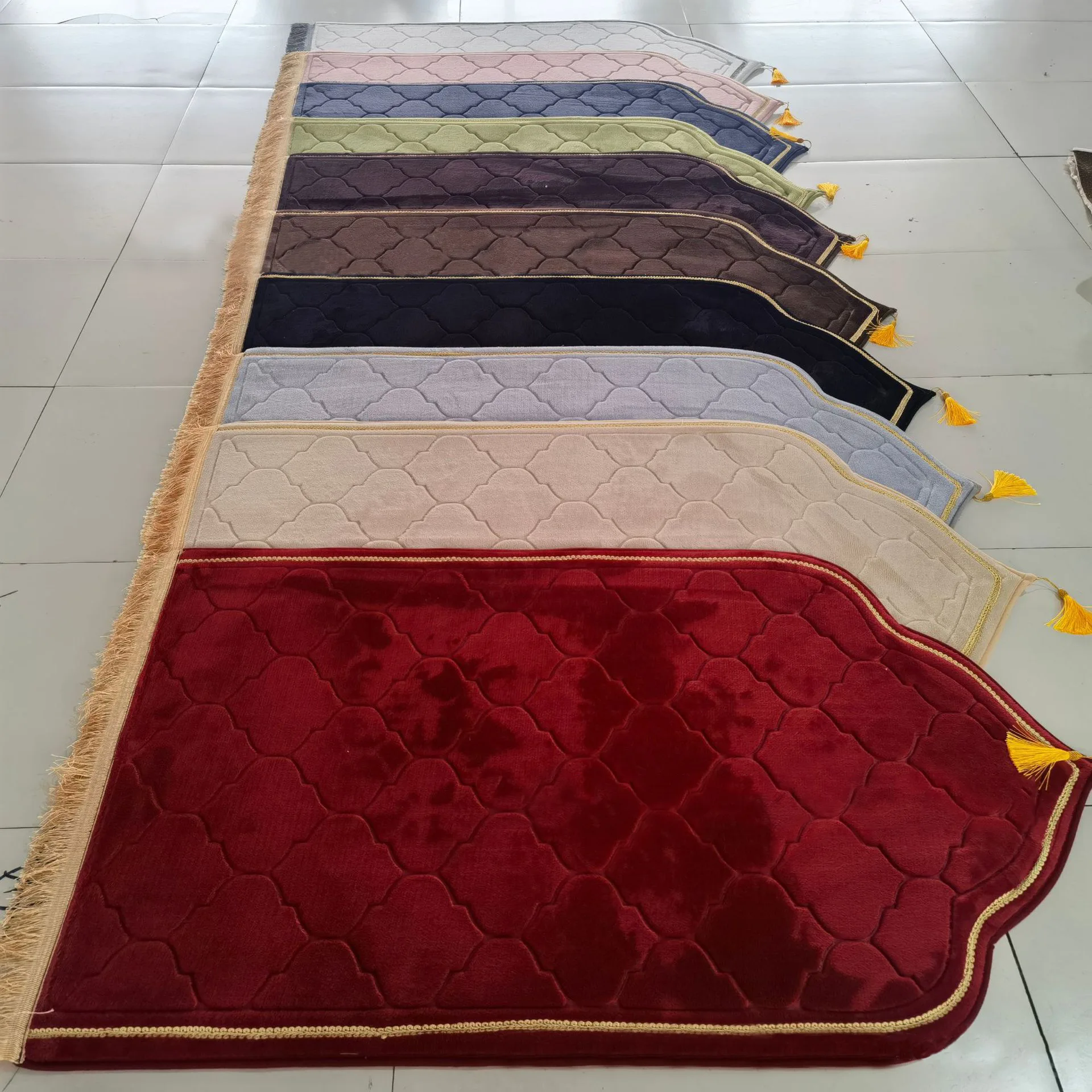 New Arrival Islamic Gift Travel Muslim Portable Prayer Carpet Rug ...