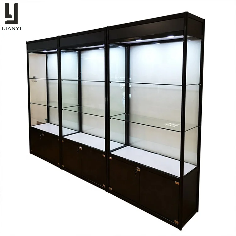 Wholesale Aluminum Profile Glass Showcase Led Light Retail Store ...