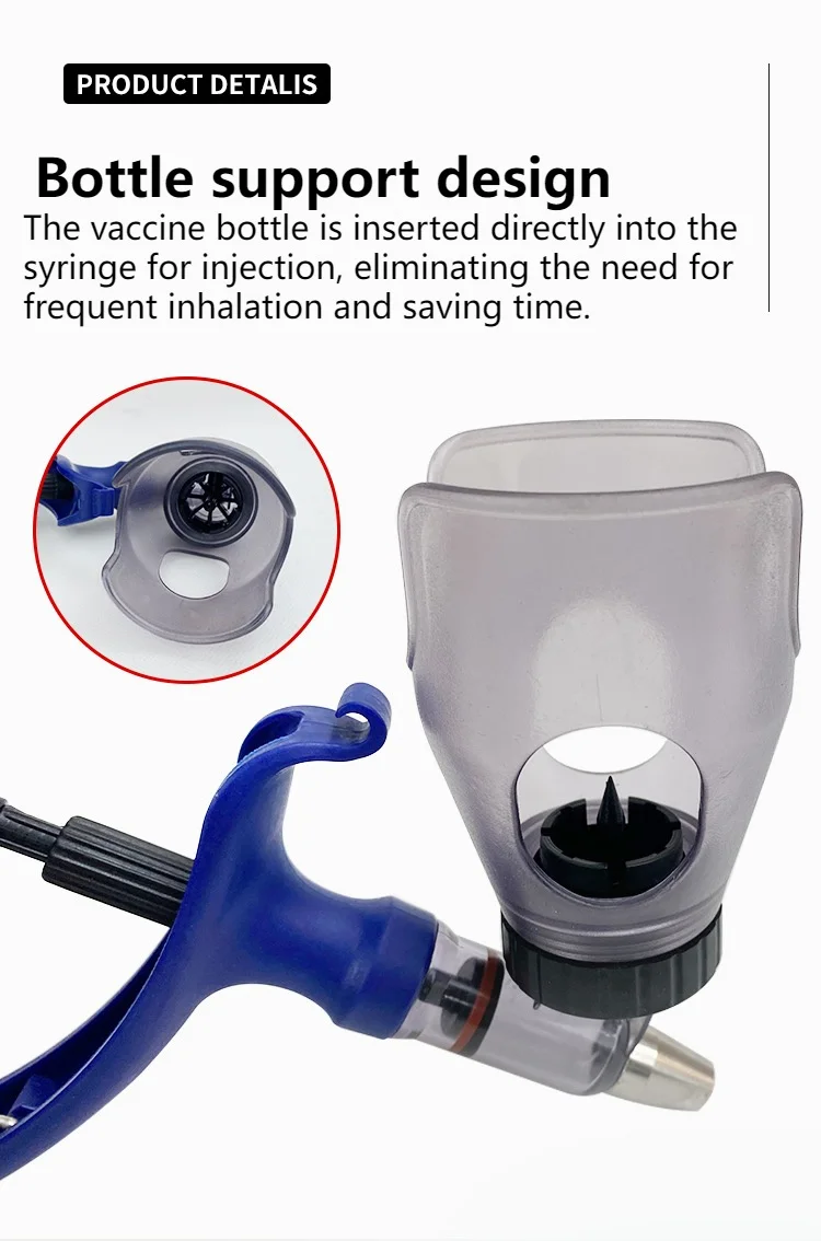 Veterinary Pig Farming Equipment Injection Gun, Livestock Injector ...