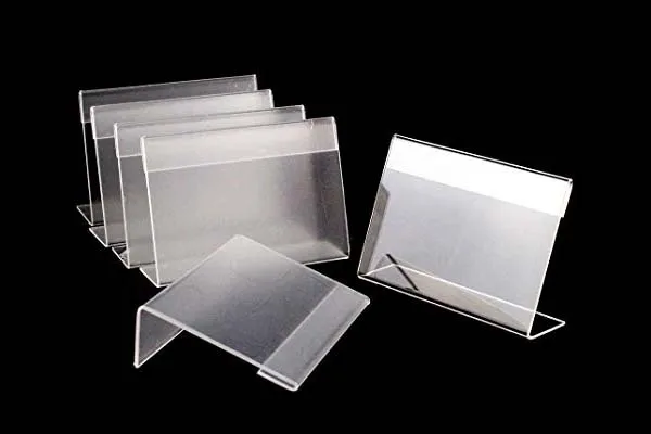 Clear Acrylic Table Price Tag Acrylic Sign Holder Acrylic Adversting ...