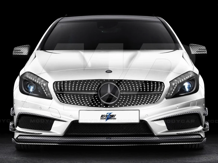Revoz Style Carbon Fiber Hood For 2013-2016 Mercedes Benz A-class W176 ...