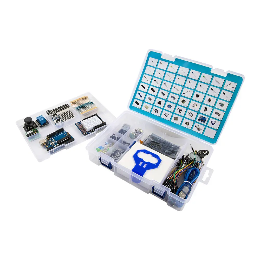 Rf Learning Tools Arduino Super Starter Kit Including Breadboard Step ...