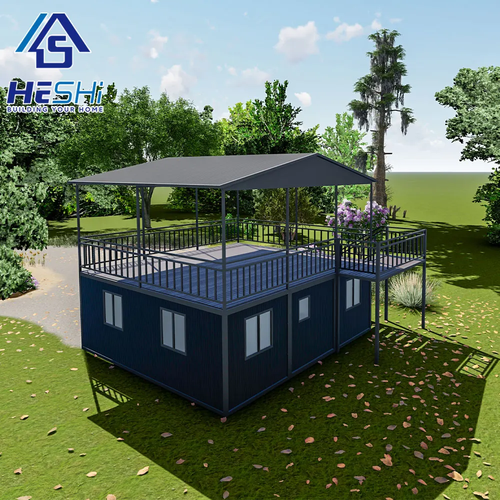 Insulated 20Ft 40Ft Container Expandable Prefabricated House 5 Bedroom ...