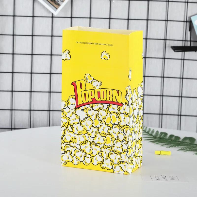 Custom Popcorn Packaging Bag,Biodegradable Kraft Paper Packaging,Hot ...