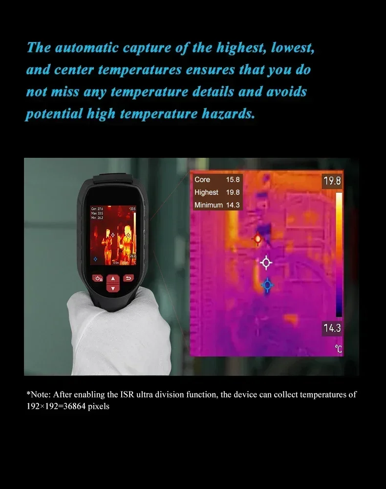 Gw256 Thermograph Camera Infrared Thermal Imager Digital Handheld 3.2 ...