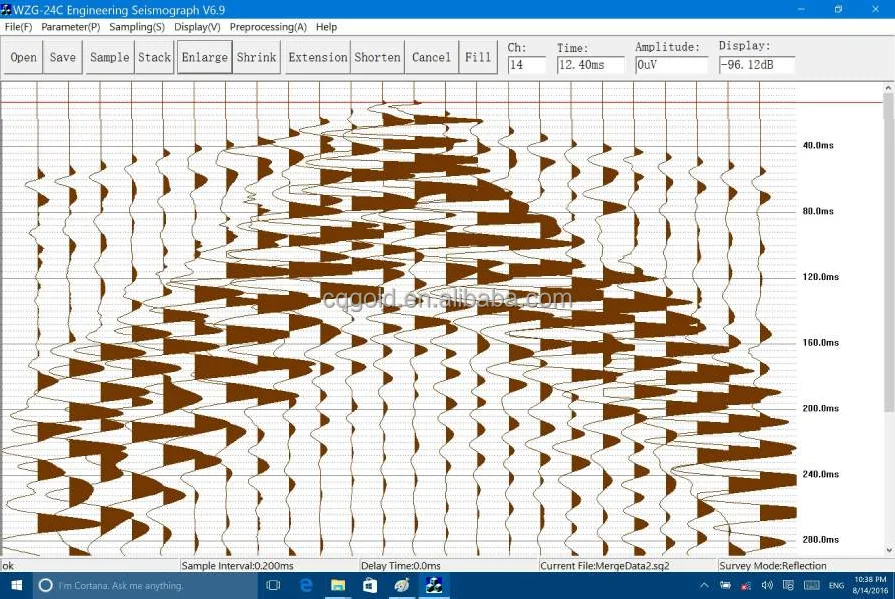 Digital Seismograph Equipment - 24 Channels with 10Hz Geophones for ...