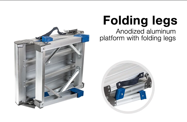 Aluminum Ladder With Platform Car Wash Plant Work Platform Bench Ladder ...