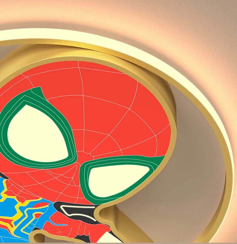 Spiderman Ceiling Lights Children Bedroom Ceiling Lamp Boys Room ...
