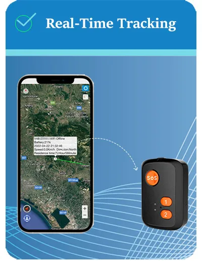 4G 1000mah Battery Free System ReachFar Portable 3rd Tracking System ...