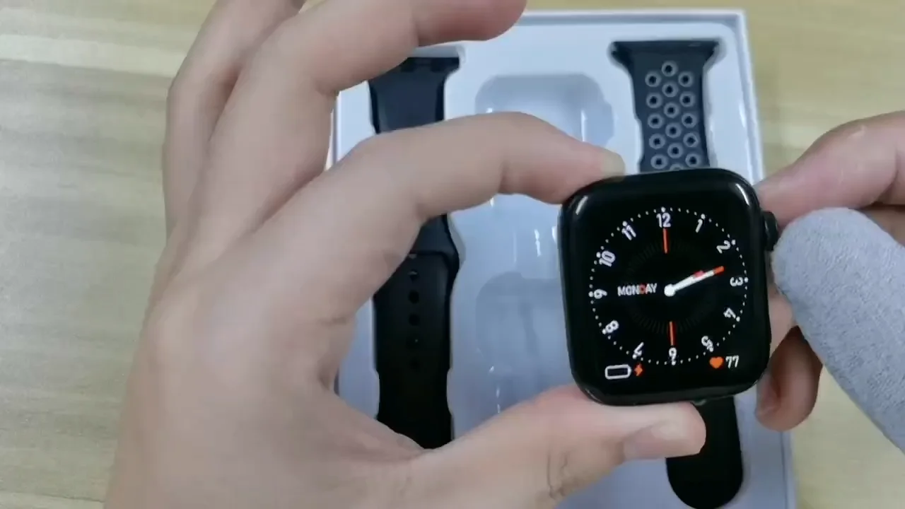 1.99inch W17 Max L Smart Watch With Wireless Earphone Earbuds I12 ...