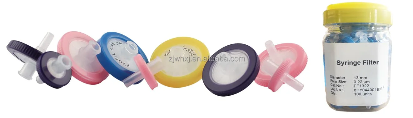 Ptfe Capsule Filter Pvdf Membrane Pleated Syringe High Flow 0.22um/ 0 ...