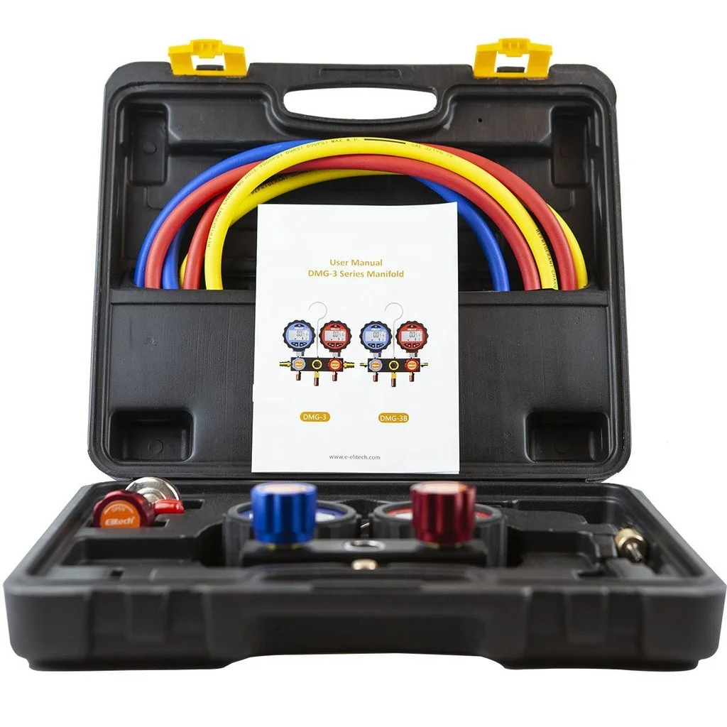 R32 R1234yf R410a制冷剂压力表用于空调服务的高精度数字歧管表组 - Buy 数字歧管压力表,歧管压力表组件,冷却剂压力计 Product on Alibaba.com