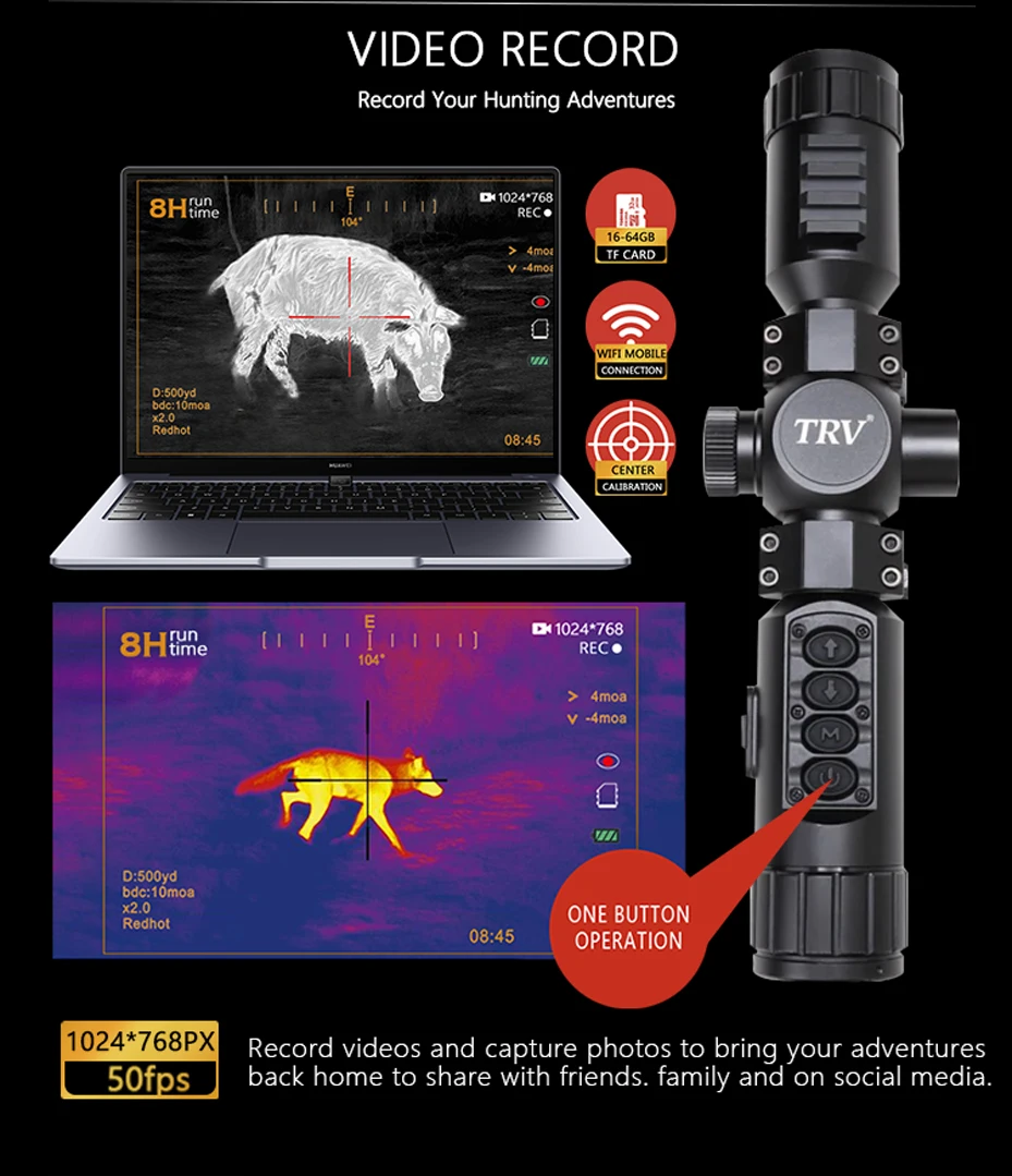 Trv Tgs300 1800 Range Thermal Imaging Scope Thermal Imaging Sight For ...
