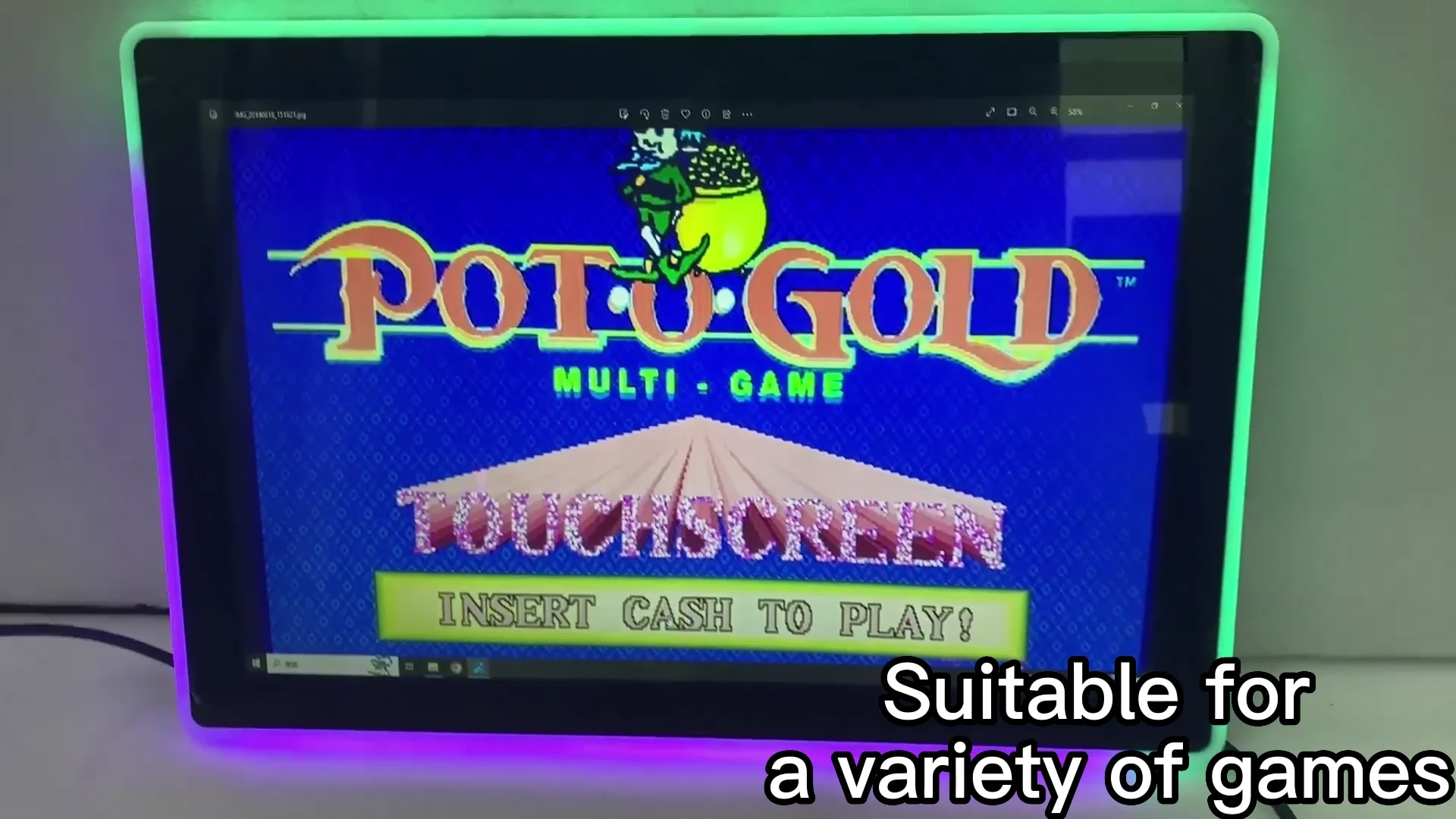 Gaming Customized 27 Inch 3m Rs232 Capacitive Roulete Game Touch Screen ...