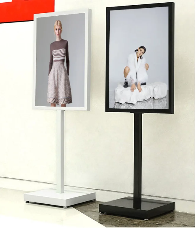 Adjustable Floor Standing Sign Holder Heavy Duty Banner Stand Height Up ...