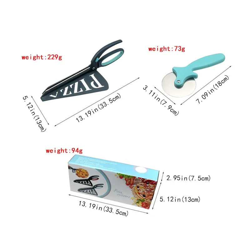 Factory Direct Multifunctional Pizza Scissors Set High Quality Pizza ...