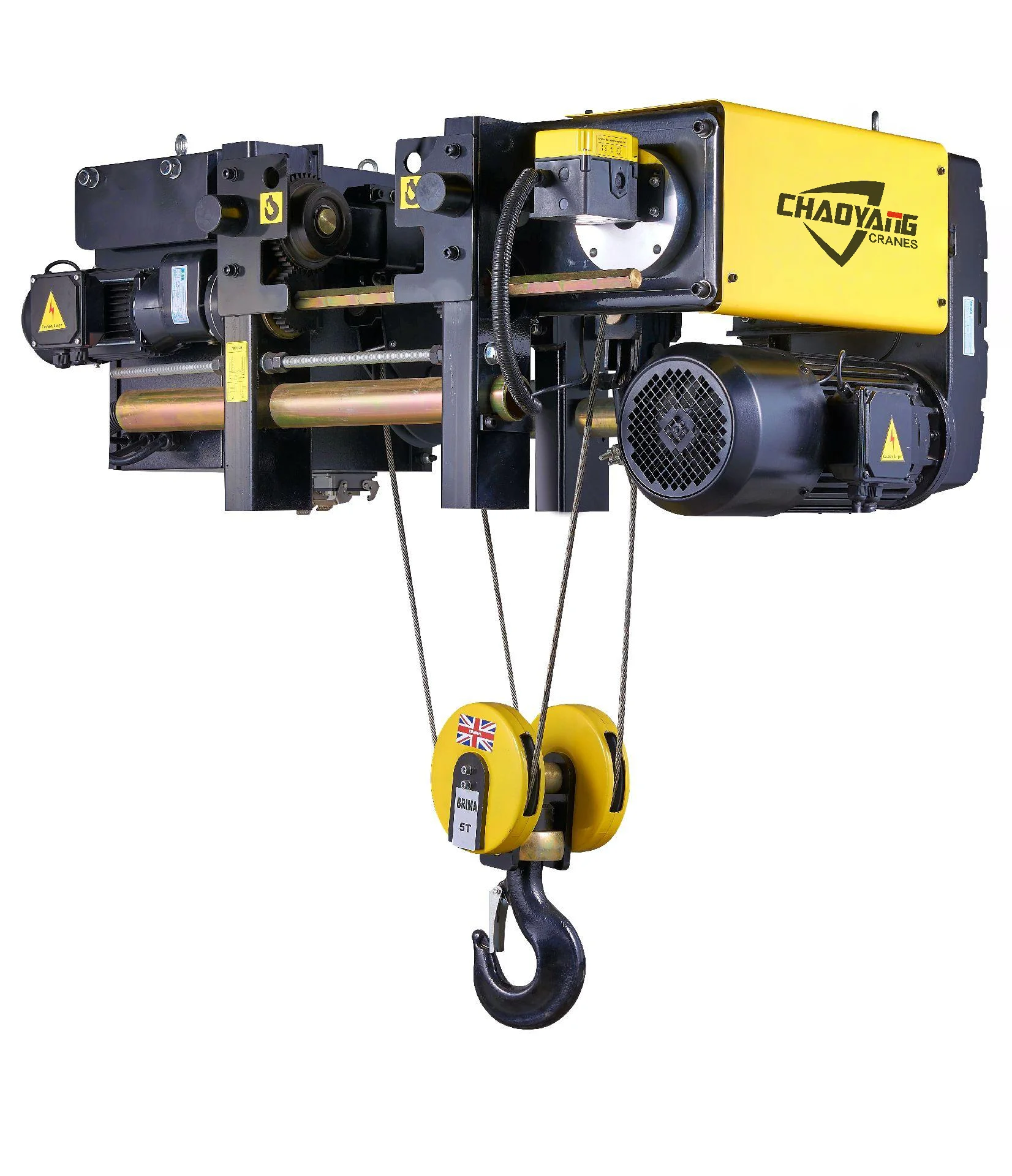 Factory 10ton Single Girder Overhead Crane Core Components Including ...