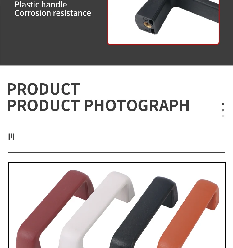 U-shaped Square Industrial Plastic Nylon Black And White Multi-color ...