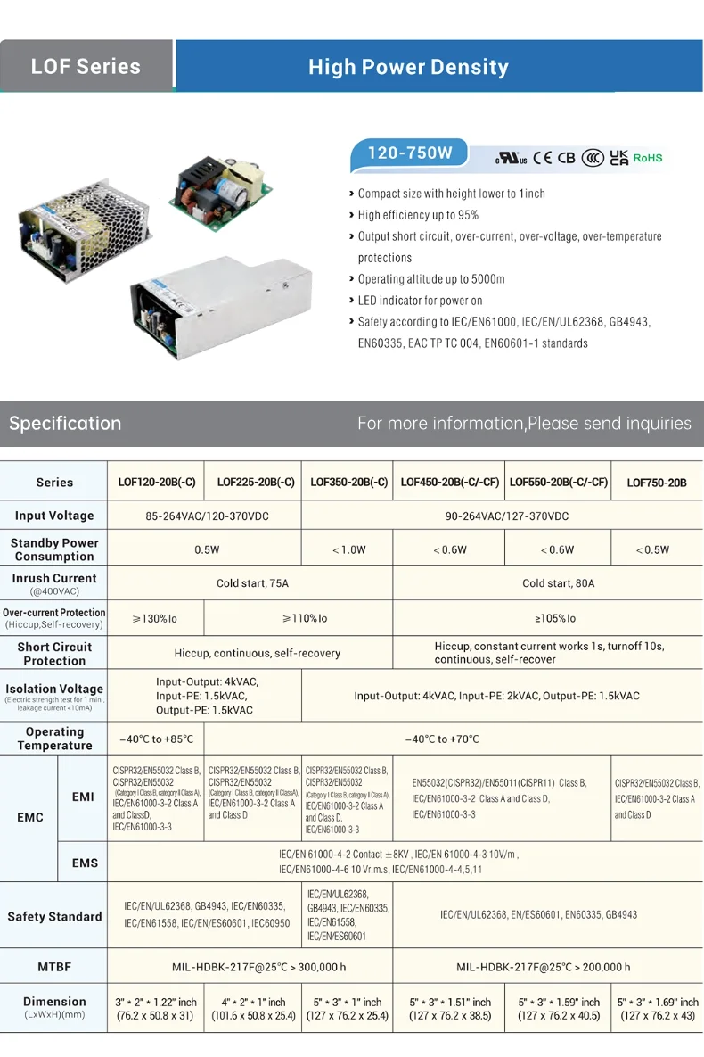 Ruist Pcb Power Lof450-20b36 Smps Single Output 450w Open Frame Power ...