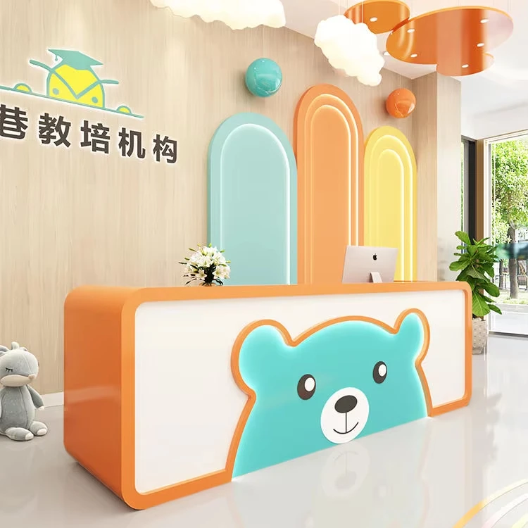modern l shaped reception desk front desk reception r for Children's ...