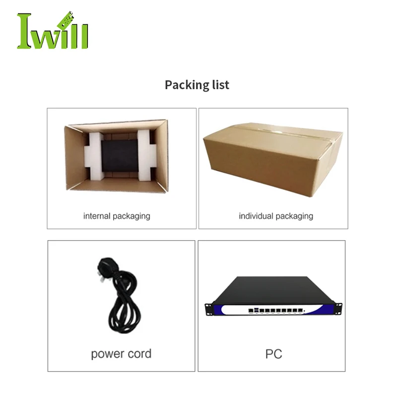 1u Router Firewall Chassis Sfp Ports Mini Pc Pfsense Hardware 6 Lan ...