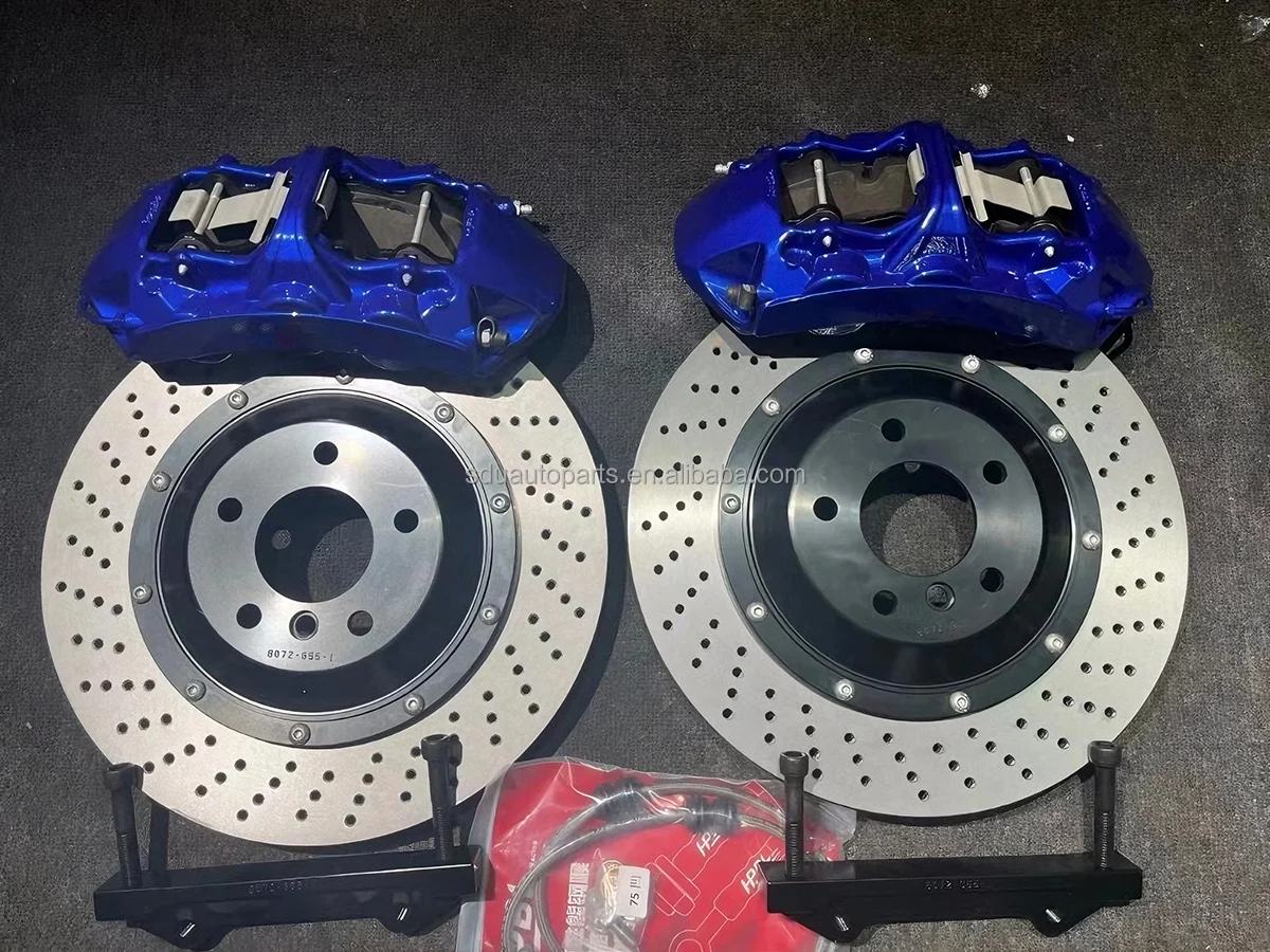 Royal Blue 6 Pot Caliper Brake Kit for BMW Racing Cars