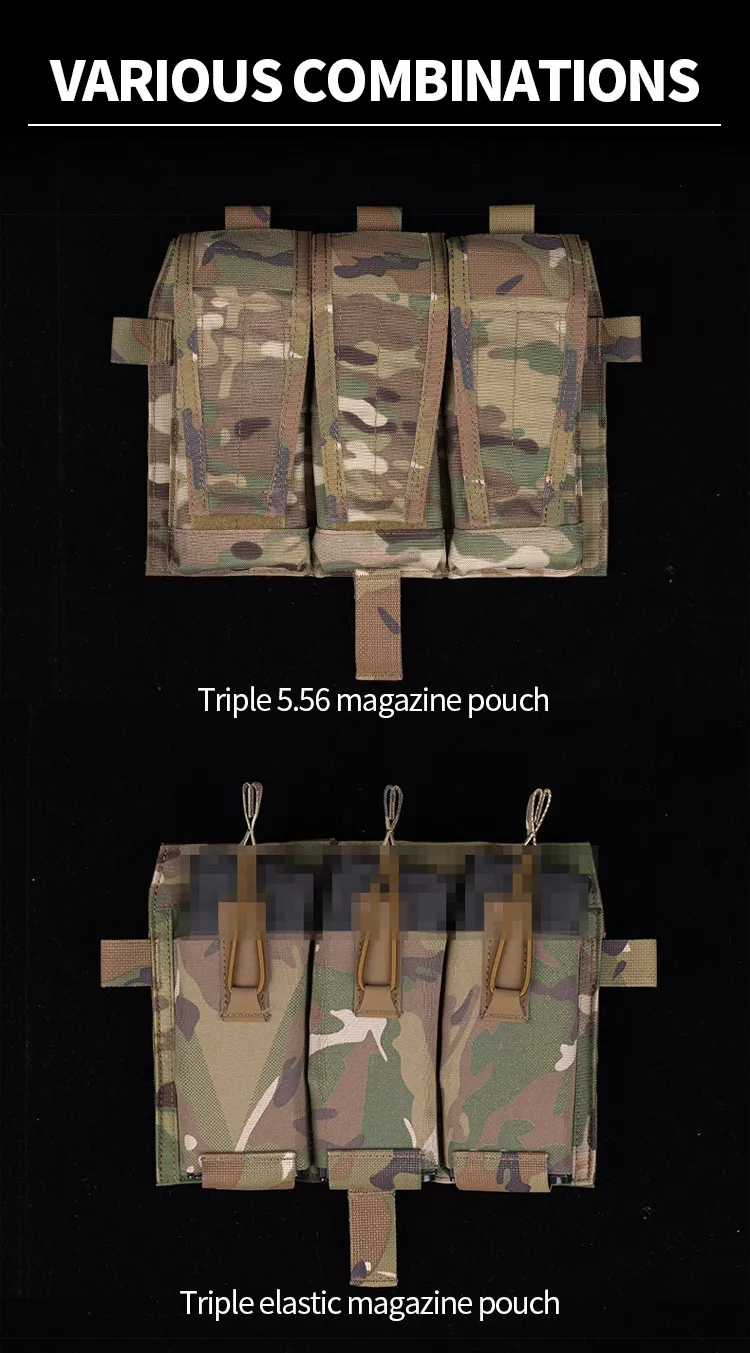 Sivi Tactical Chest Rig Micro Fight Full Flap Magic Hook Loop Sticker ...