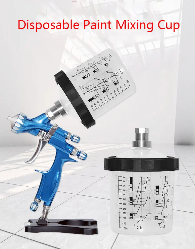 Sar Solvent Resistance Transparence Mixing Cup Inner Cup With Lid And ...