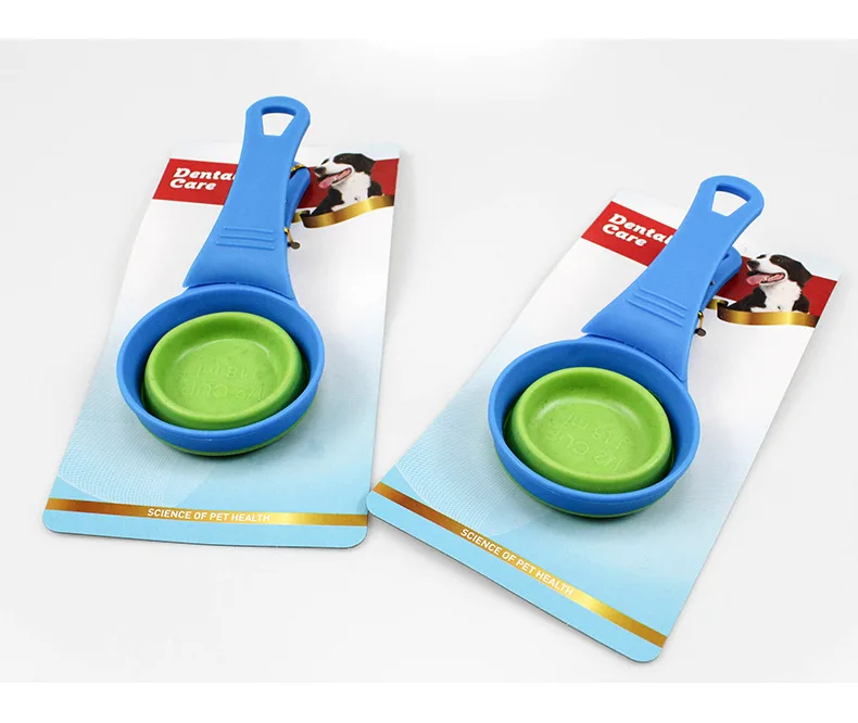 Manufacturer Wholesale Folding Silicone Pet Bowl Folding Food Spoon Can ...