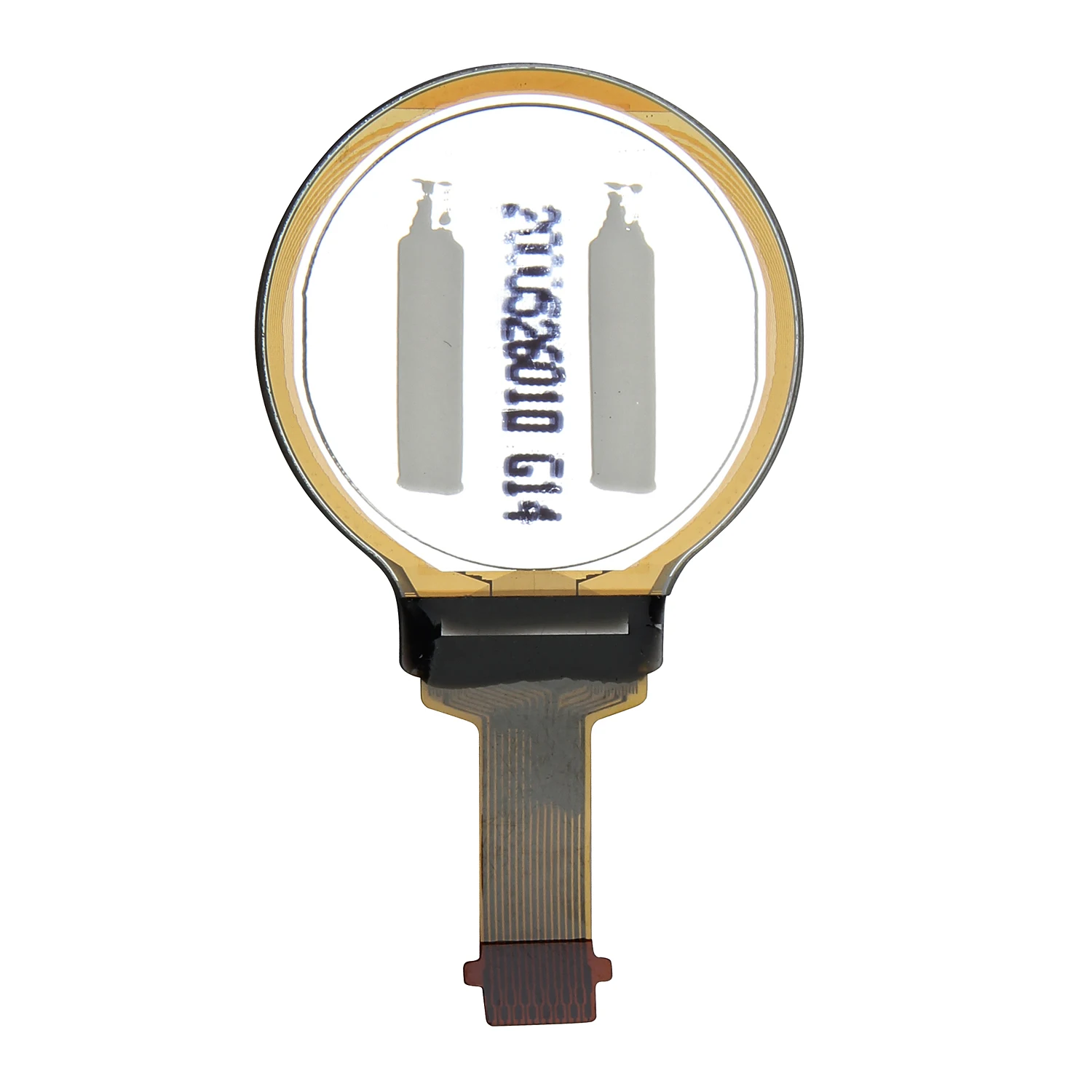 0.75" Round OLED Display - 128x128 I2C Monochrome Display