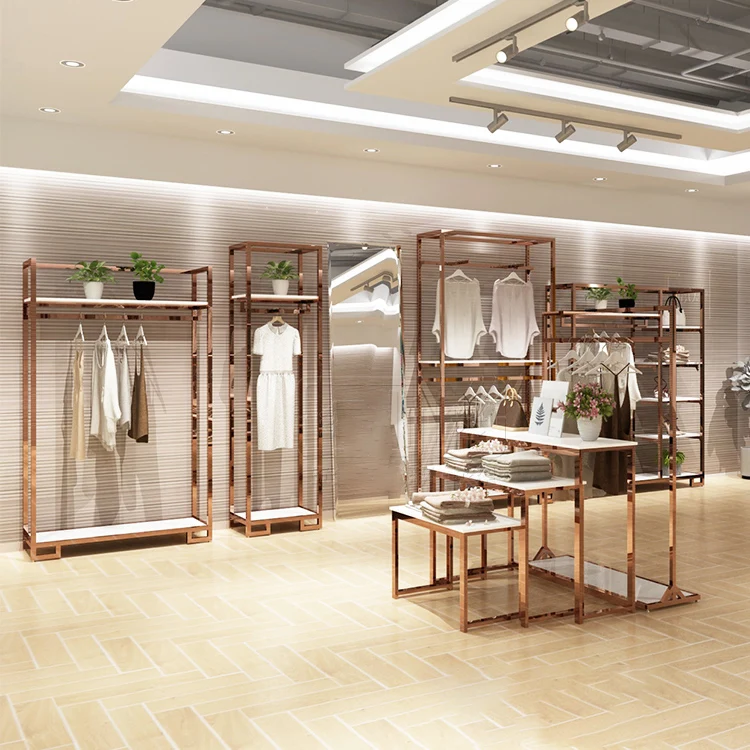 Wholesale Clothing Store Retail Shoe Racks Garment Clothes Display ...