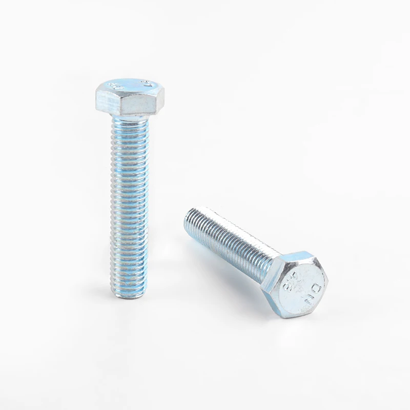 Din 931 Din 933 M8 M10 N12 M14 Hexagon Head Bolt Grade 4.8/ 8.8/ 10.9 ...