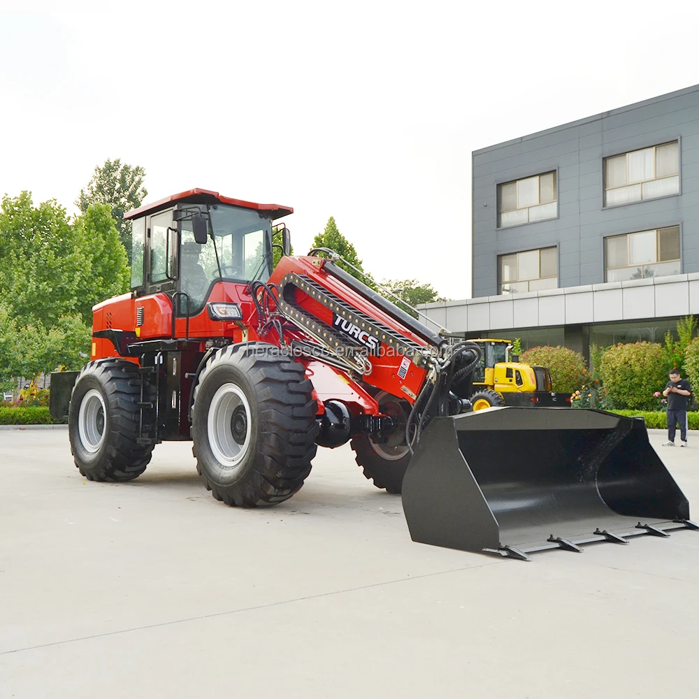 Factory Price Mini Telescopic Boom Wheel Loader For Sale - Buy Mini ...