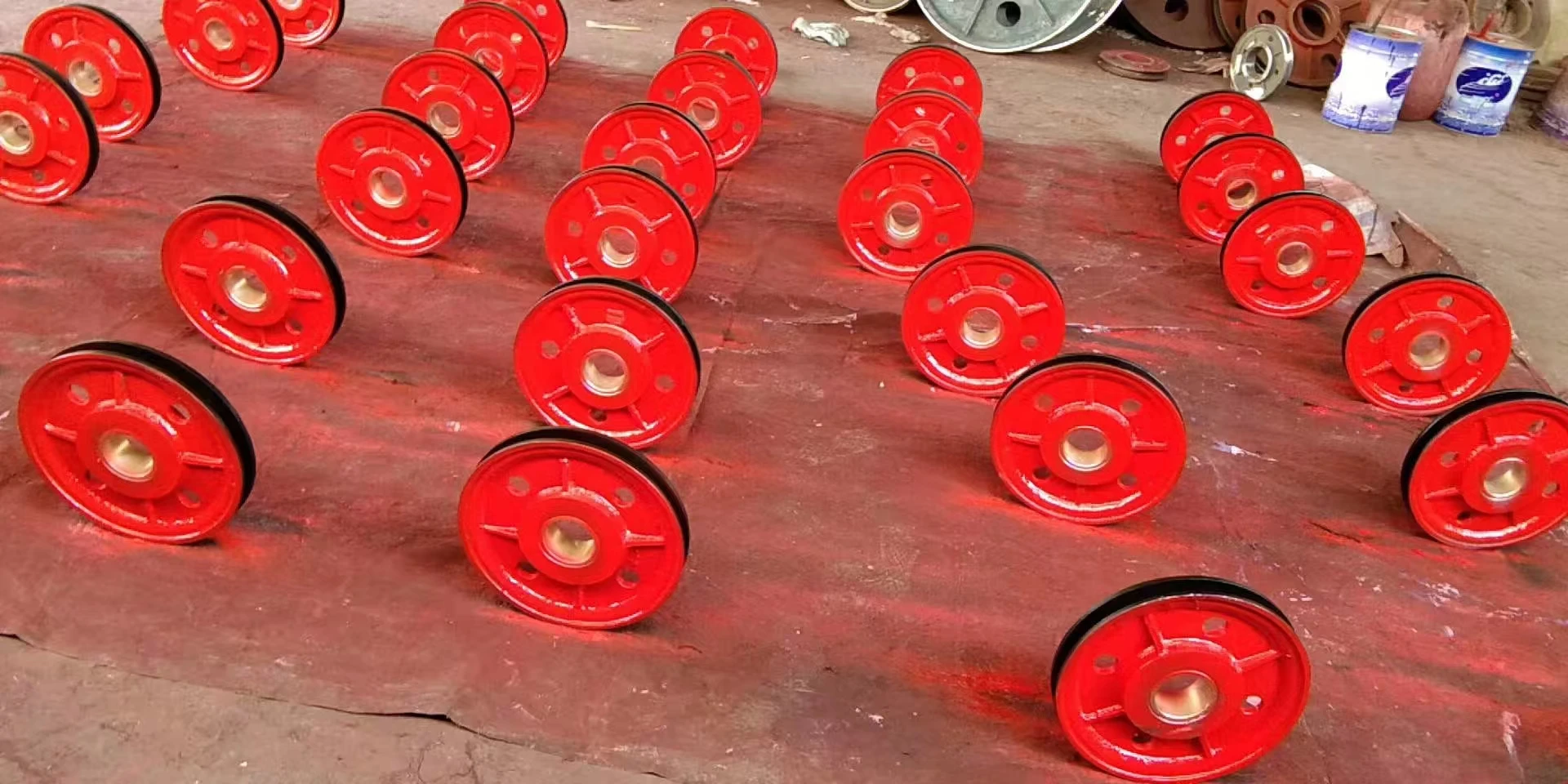 Wire Rope Pulleys Rolled From Q235 and Q355 Materials with CE ...