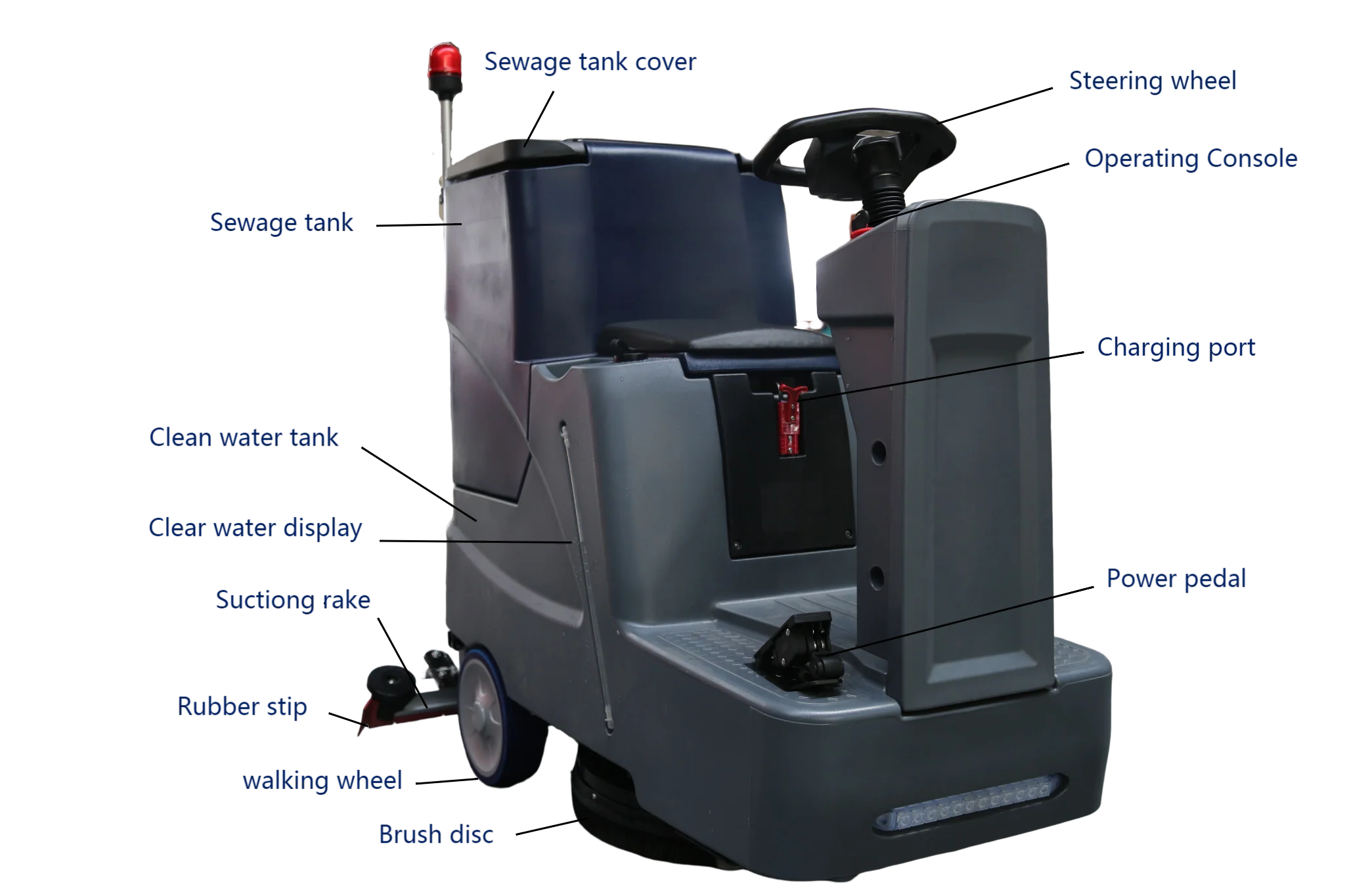 Hotel Supermarket Wet Dry Floor Scrubber Car Park Shops Cleaning Floor ...